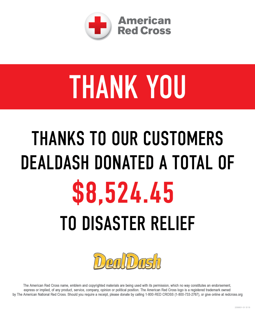 DealDash donation to American Red Cross - DealDash Blog